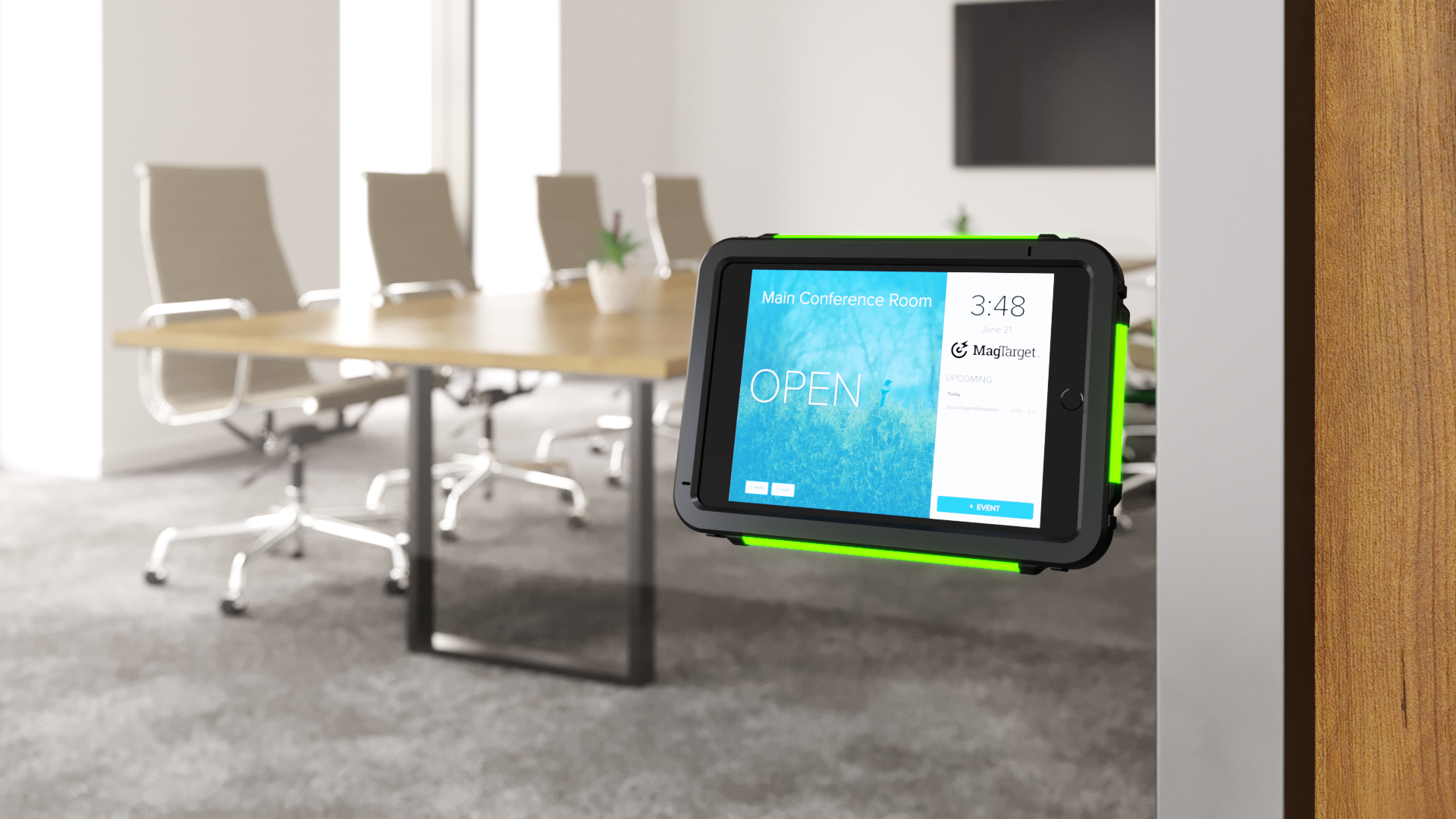 Tablet Enclosures for Meeting Room Scheduling | VisualTarget